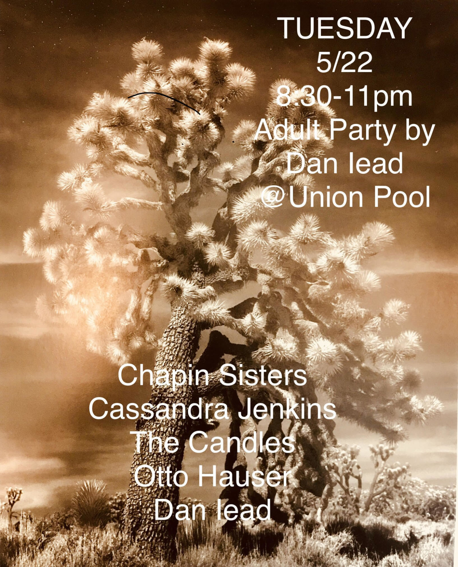 "Adult Party" by Dan Iead, The Chapin Sisters, Cassandra