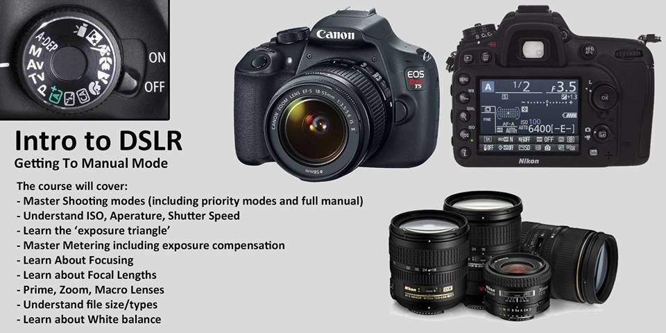Introduction Dslr Cameras - Getting to Manual Mode - 4 Weeks in
