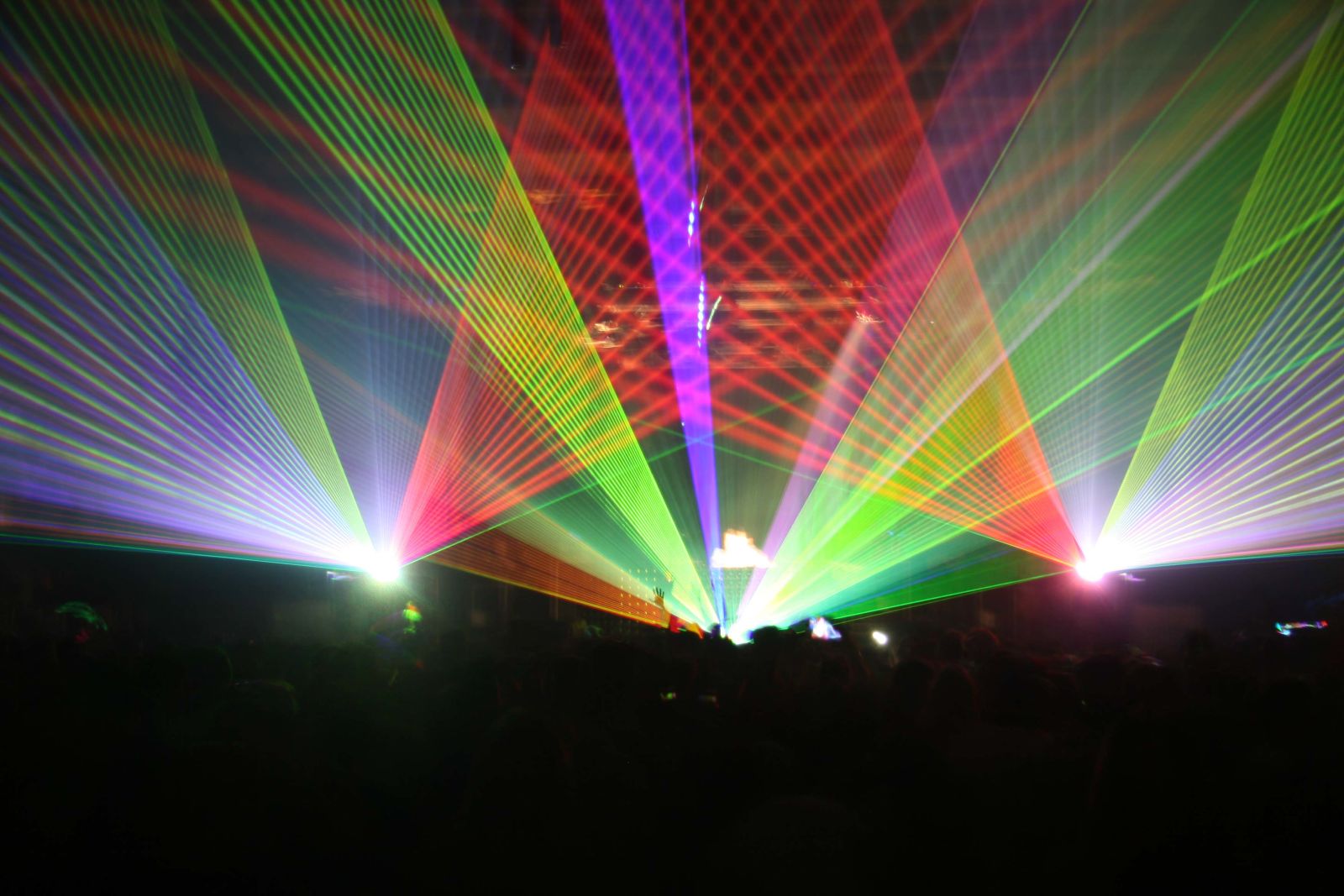 After Dark: Lasers in San Francisco at Exploratorium