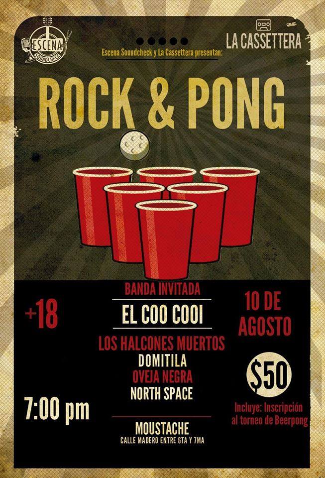 Rock & Pong en Tijuana en Moustache