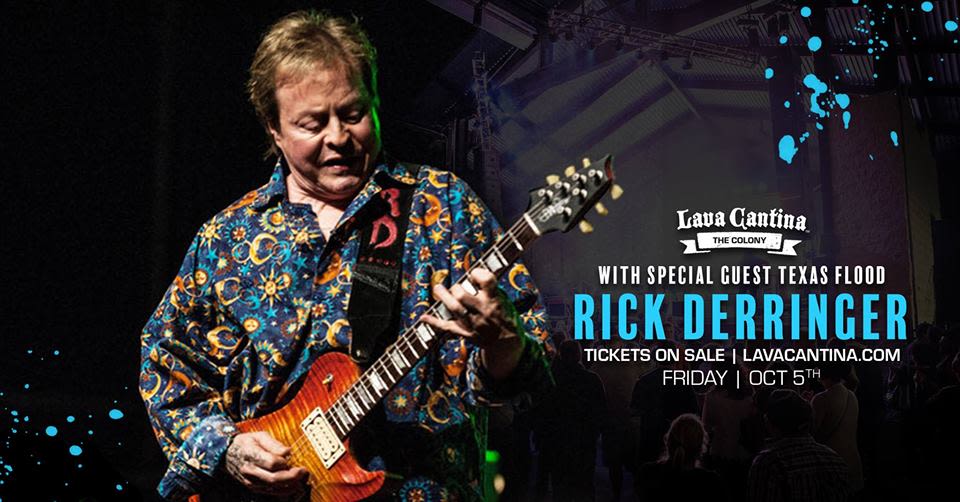 Rick Derringer with Texas Flood in The Colony at Lava Cantina (The