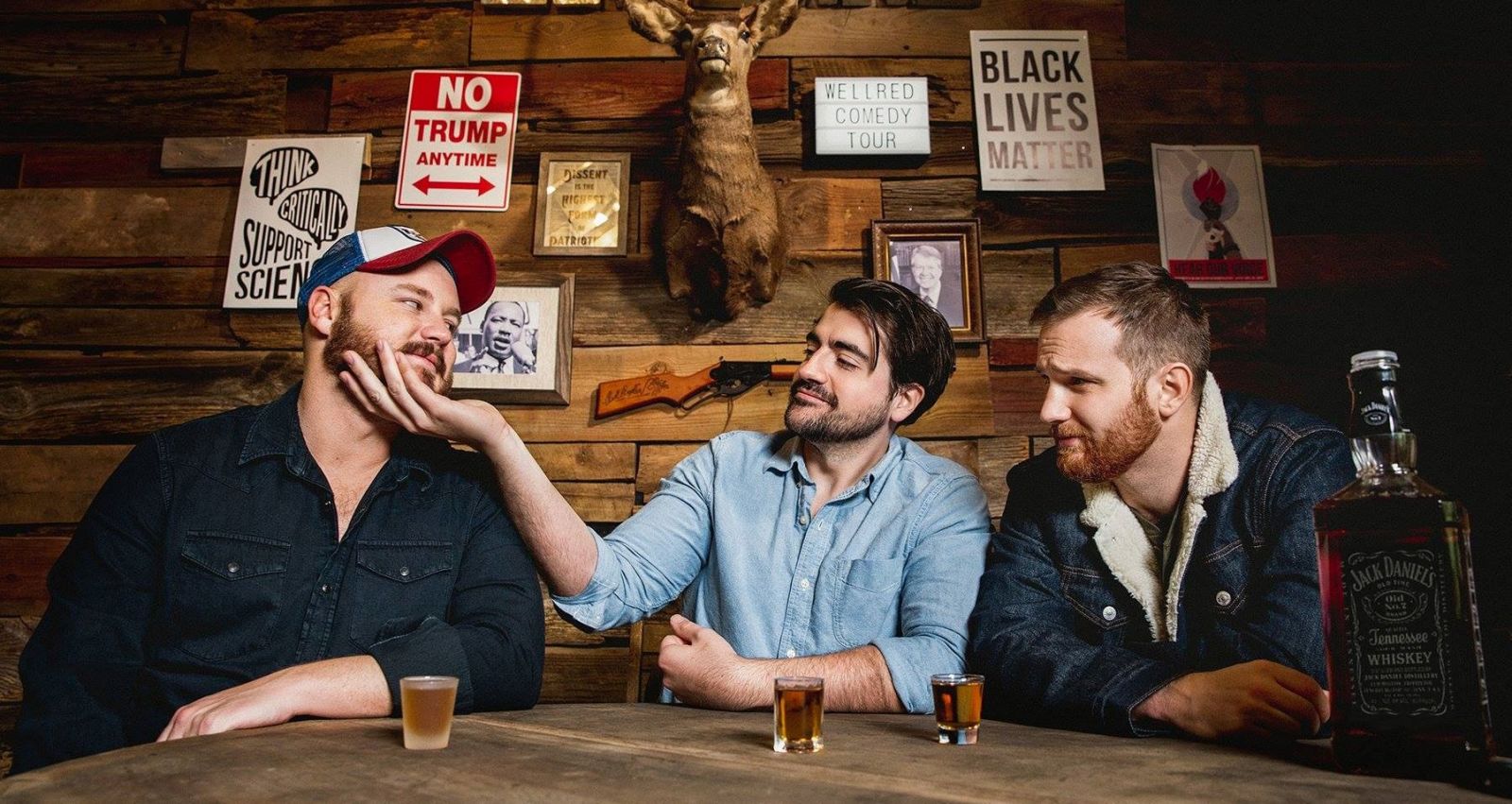 Wellred Comedy Trae Crowder Drew Morgan And Corey Ryan Forrester