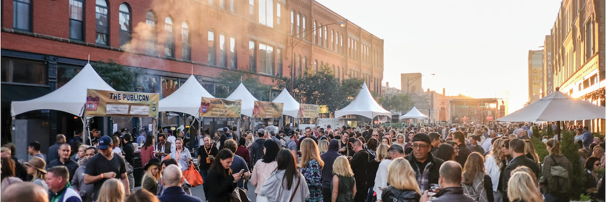 Fulton Market Harvest Fest in Chicago at Fulton St. & Halsted St.