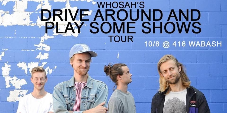 Whosah, Stay Outside, Tri Patterns, Chad Lehr & The Lost Loves in