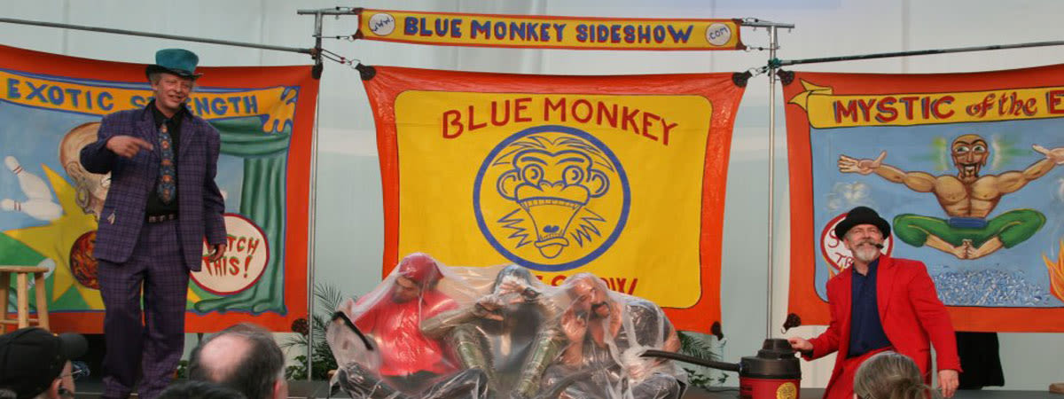 The Blue Monkey Sideshow w/ Indy Tribal and Shanky T Barker in