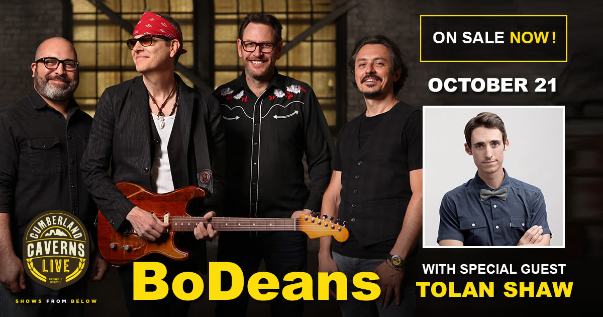 BoDeans with Tolan Shaw in McMinnville at Cumberland Cavern