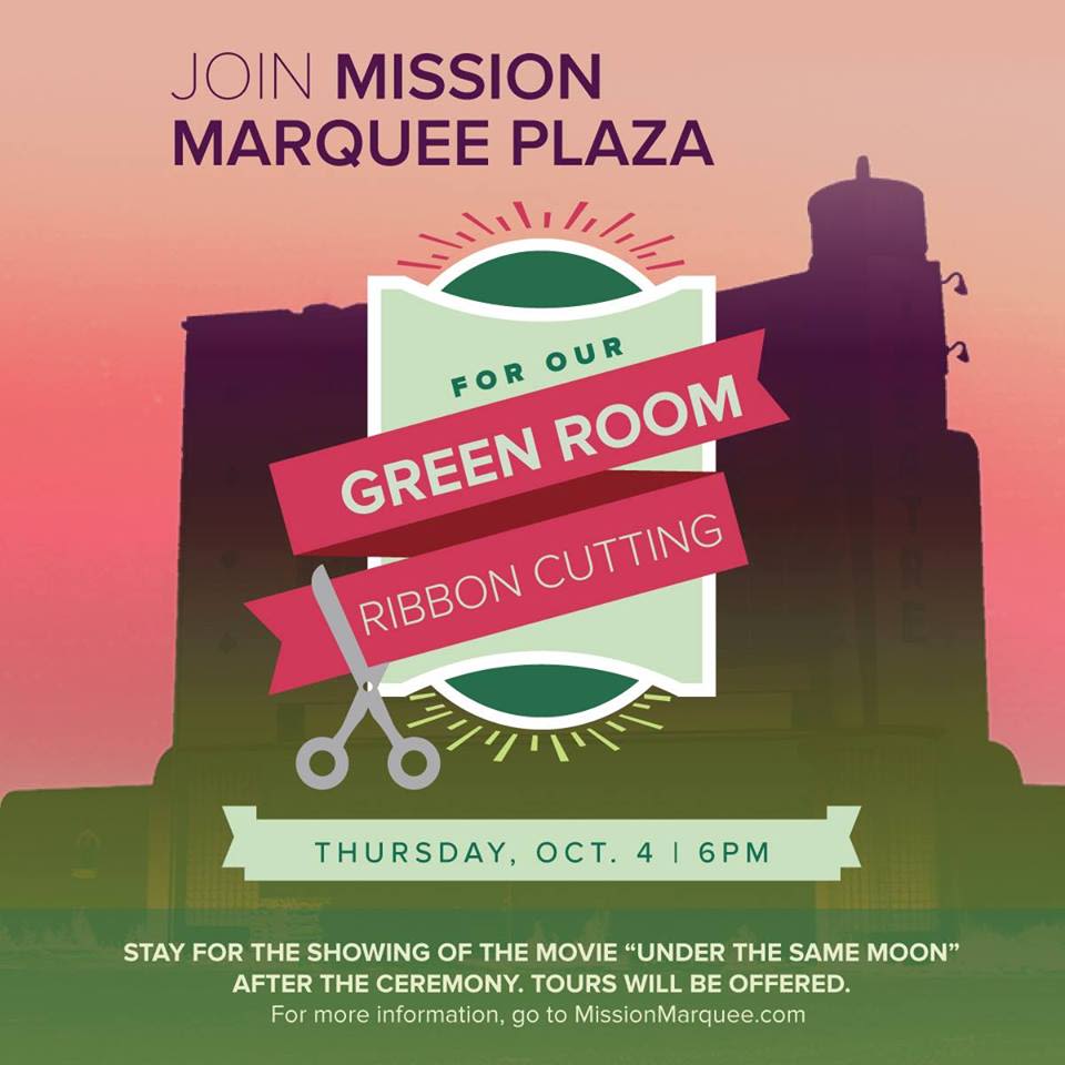 Mission Marquee Green Room Ribbon Cutting Ceremony in San