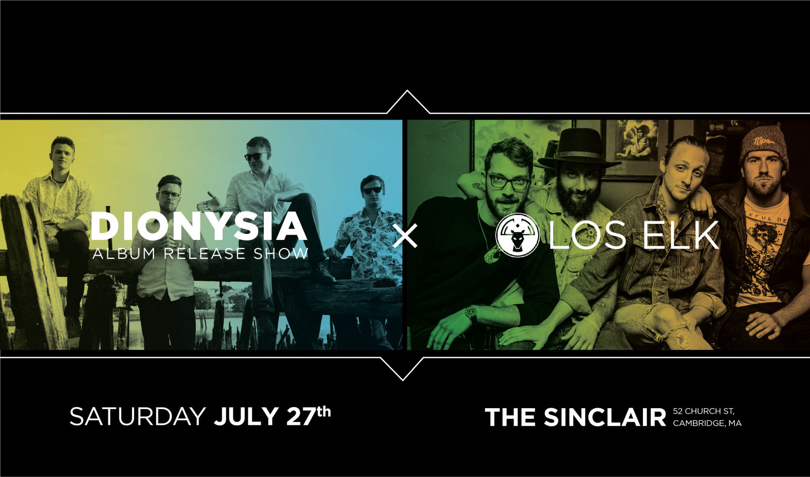 Dionysia & Los Elk, Emilia Ali in Cambridge at The Sinclair