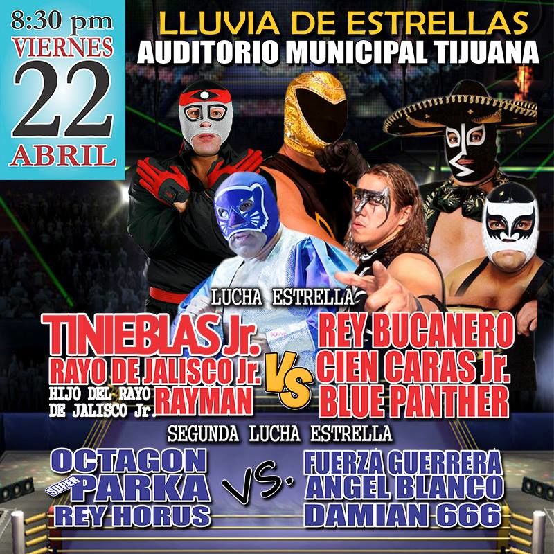 Lucha LIbre - Lucha Estrella en Tijuana en Auditorio Municipal de