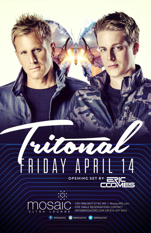 Tritonal, Eric Coomes in Kansas City at Mosaic