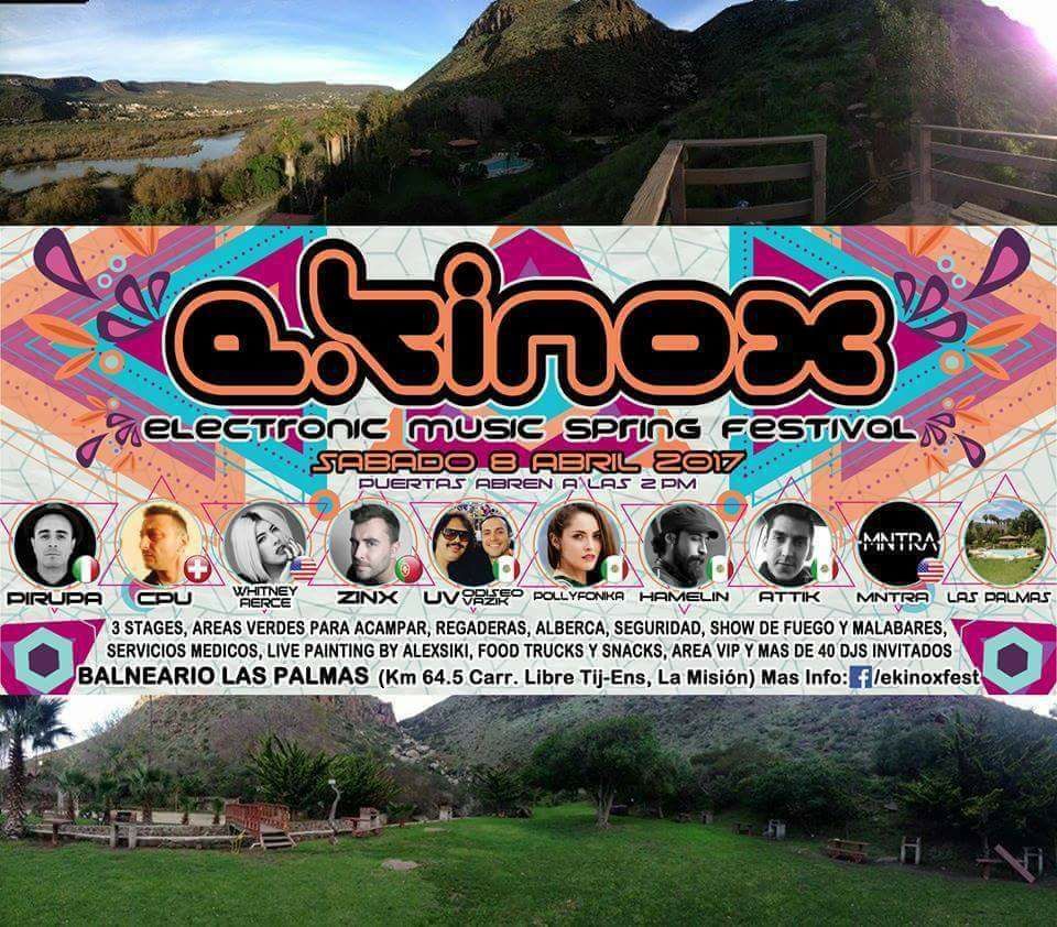 Ekinox 2017 - Electronic Music Spring Festival en Ensenada,