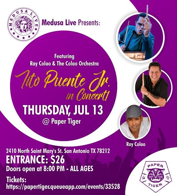 Tito Puente Jr., Ray Colao & The Colao Orquestra., James Martin