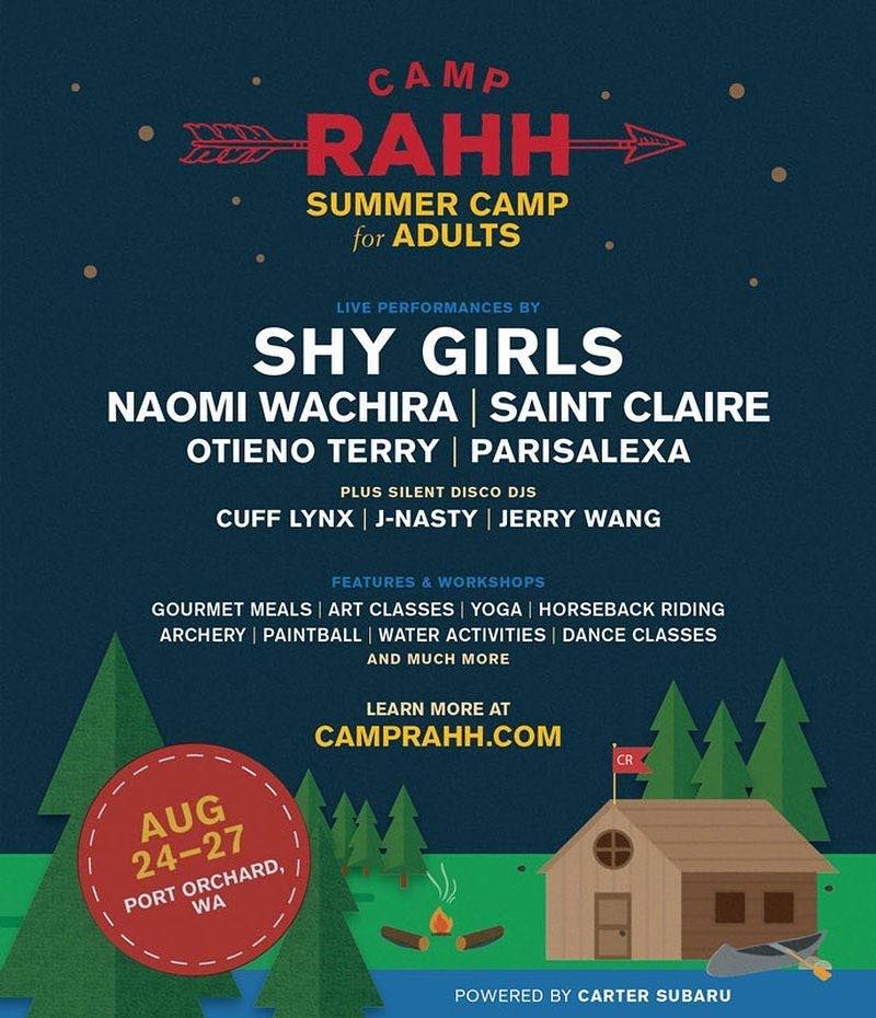 CAMP RAHH in Seattle at Camp RAHH