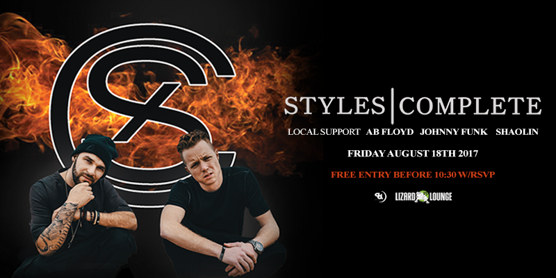 Styles and Complete in Dallas at Lizard Lounge