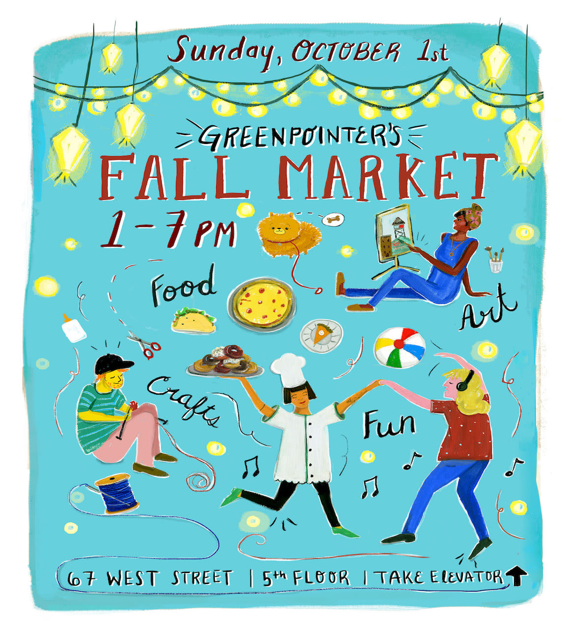 Festival of Lights Fall Market in NYC at The Rink (67 West Street,