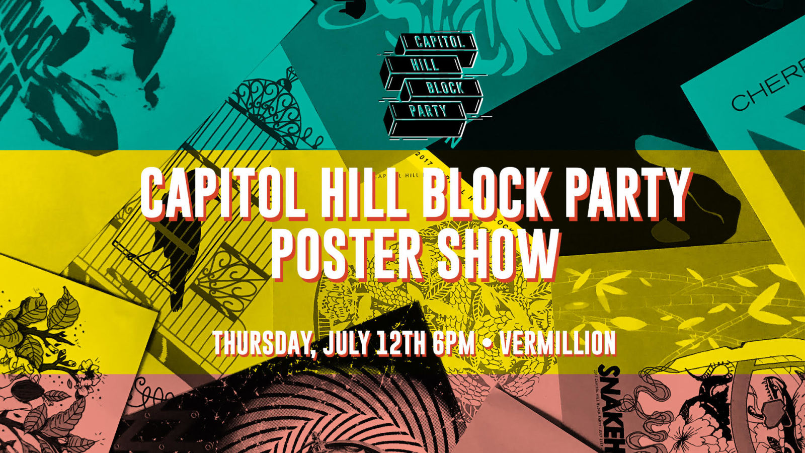 Capitol Hill Block Party 2018 Poster Show in Seattle at