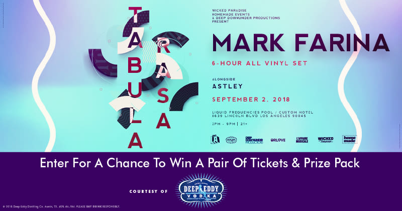 Tabula Rasa ft. Mark Farina (6-hour all vinyl set) Pool Party in