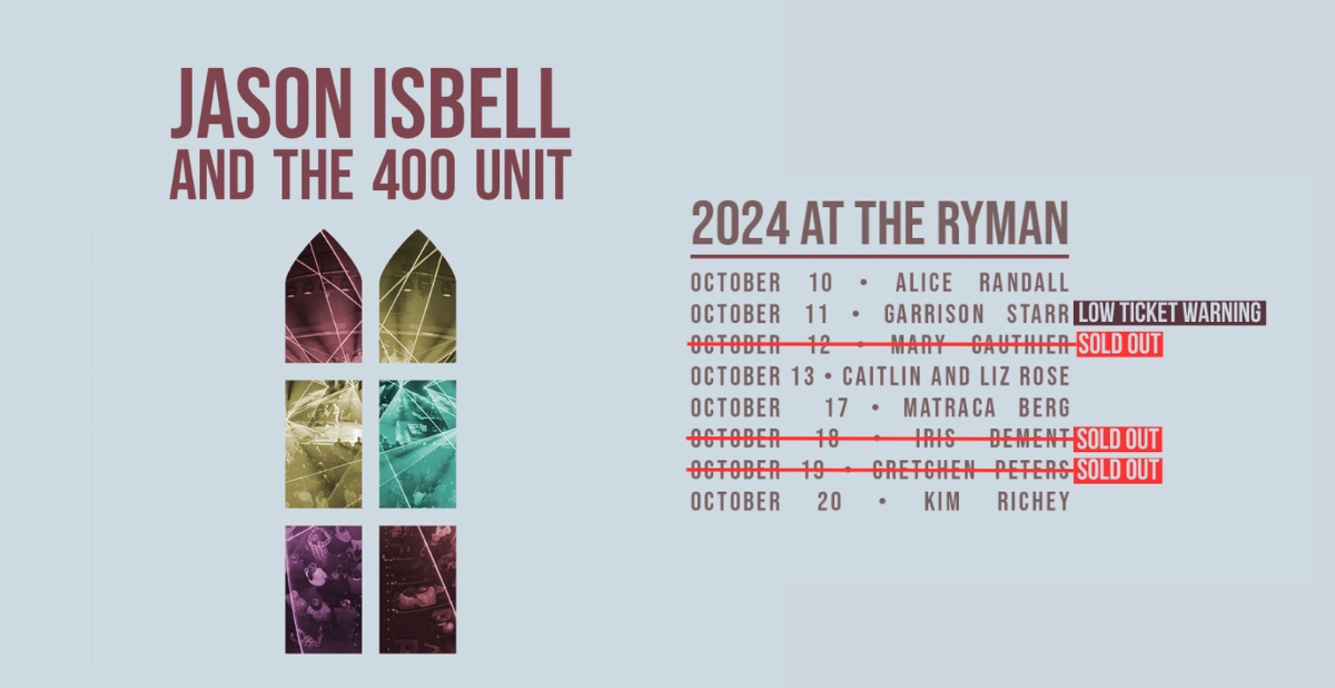 Jason Isbell - Ryman Residency