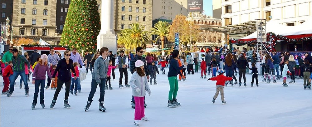 The Safeway Holiday Ice Rink in Union Square, Upcoming Events in